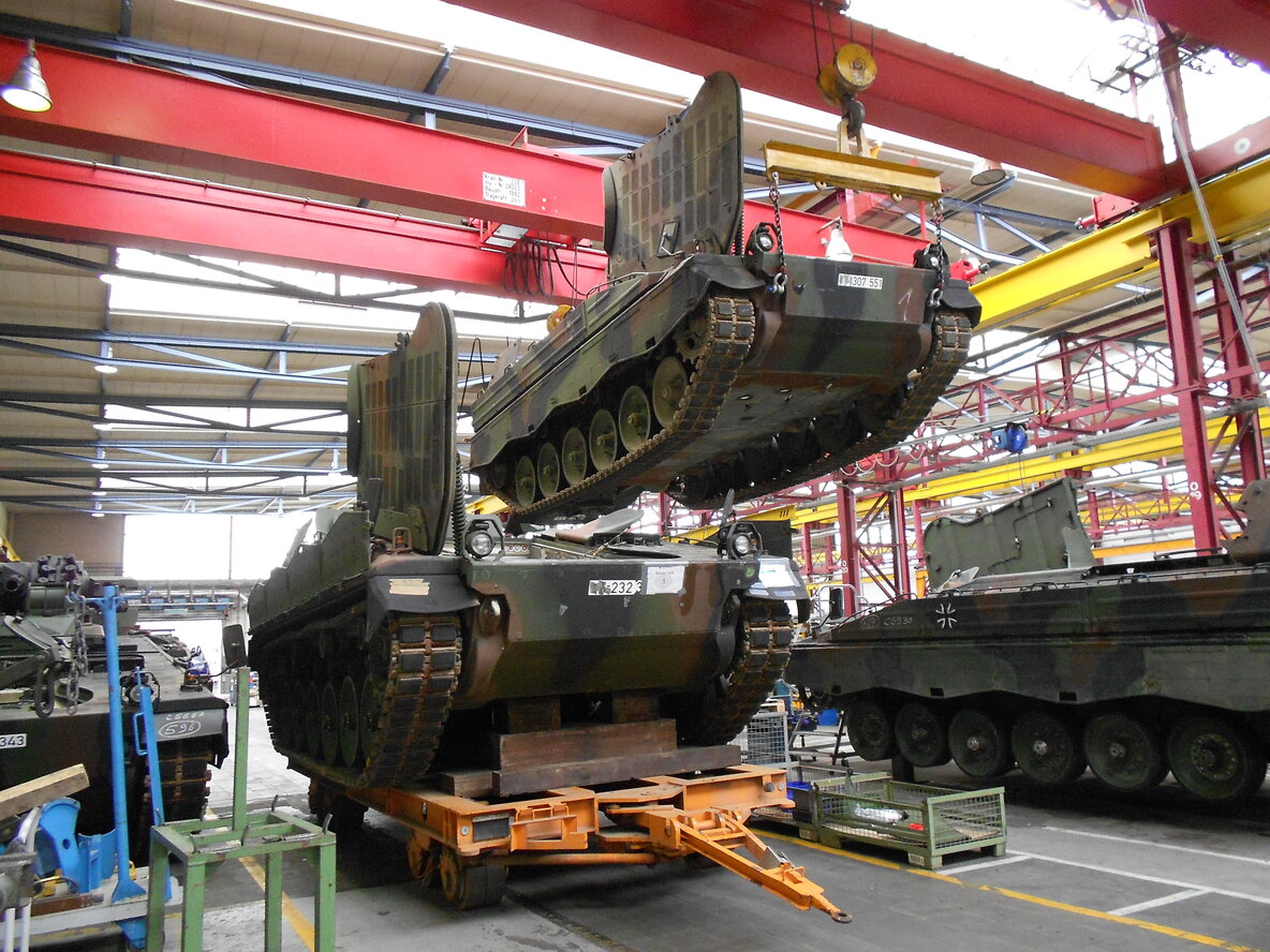 System maintenance for military vehicle systems | Rheinmetall
