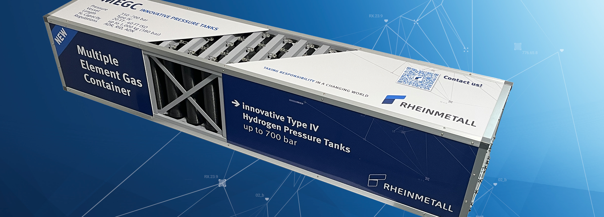 Multiple-Element Gas Container (MEGC) | Rheinmetall